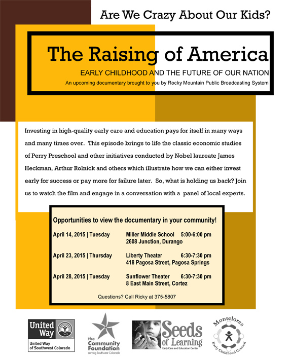 The Raising of America :: Montelores Early Childhood Council